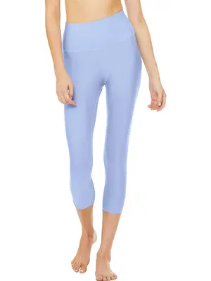 Alo Yoga High-waist Airlift Capri Pants Marina