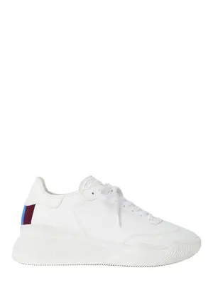 Stella McCartney Loop Lace-Up Sneakers Ecru
