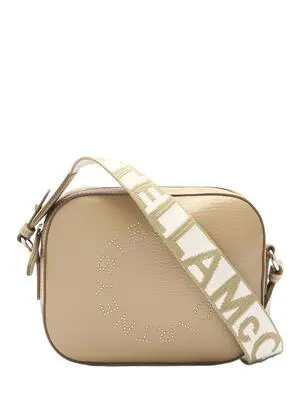 Stella McCartney Logo Camera Crossbody Bag Bamboo