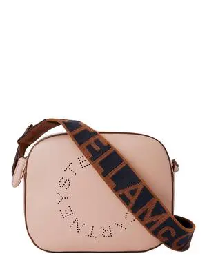 Stella McCartney Logo Camera Crossbody Bag Blush