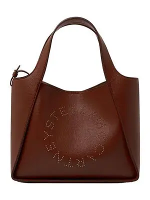 Stella McCartney Logo Crossbody Tote Bag - Auburn