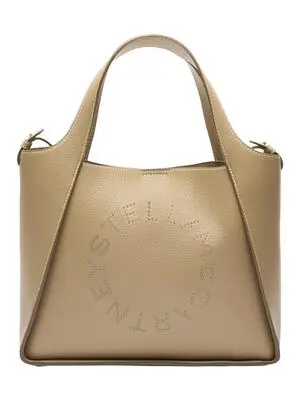 Stella McCartney Logo Crossbody Tote Bag Bamboo
