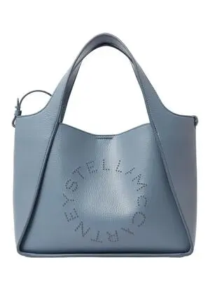 Stella McCartney Logo Perforated Tote Bag - Blue