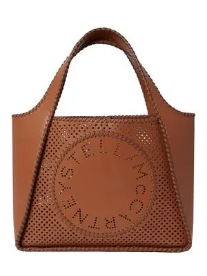 Stella McCartney Logo Crossbody Tote Bag Brandy