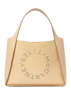 Stella McCartney Logo Crossbody Tote Bag Cornflake