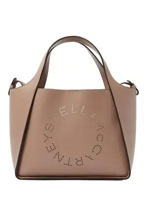 Stella McCartney Logo Crossbody Tote Bag Moss