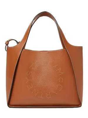 Stella McCartney Logo Crossbody Tote Bag Pecan