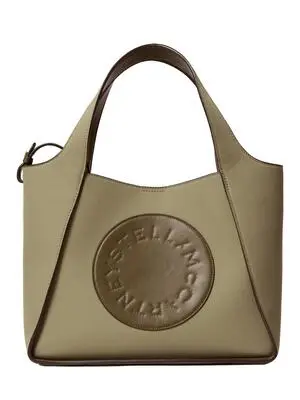 Stella McCartney Logo Perforated Tote Bag - Tan