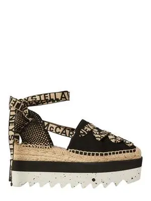 Stella McCartney Gaia Platform Espadrilles - Black