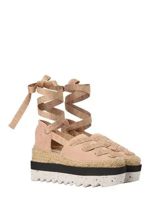 Stella McCartney Stella McCartney Gaia Platform Espadrilles Blush Pink
