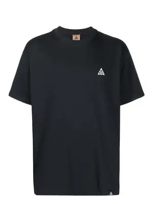 Nike Embroidered-logo T-shirt - Black