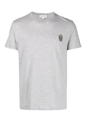 ALEXANDER MCQUEEN Skull Patch Cotton T-shirt