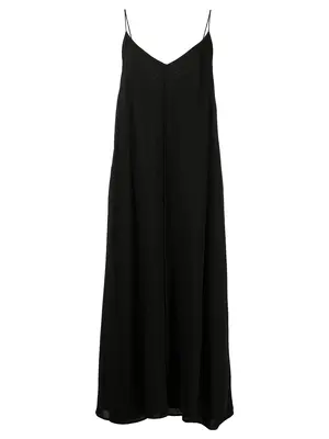 Voz Double-layer Cami Dress - Black