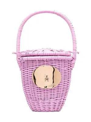 Patou Logo Bucket Bag - Purple