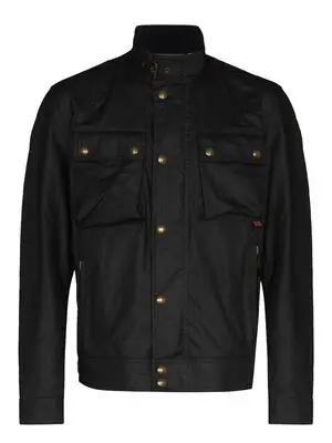 Belstaff Racemaster Button-Up Jacket Blue