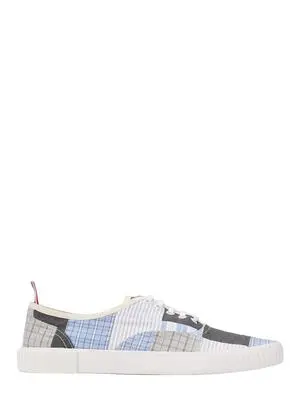 Thom Browne Patchwork Low-top Sneakers - Blue