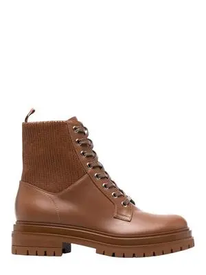 GIANVITO ROSSI Martis 20 Ribbed Combat Boots