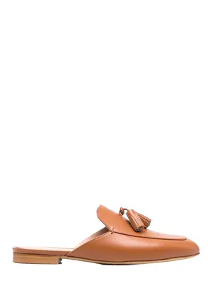 SCAROSSO Giorgina Tasseled Mules - Brown