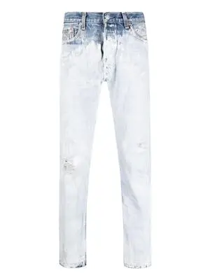GALLERY DEPT. Mid-rise Bleached Jeans - Blue