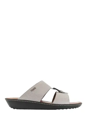 TOD'S Buckled Cut-out Sandals - Grey