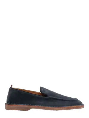 BUTTERO® Round-toe Suede Loafers - Blue