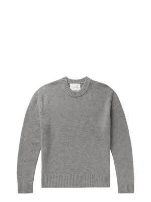 FRAME Cashmere Crewneck Sweater - Gray