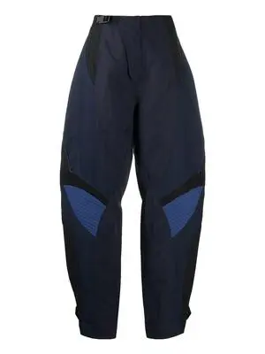 Stella McCartney Paneled Tapered Trousers - Blue