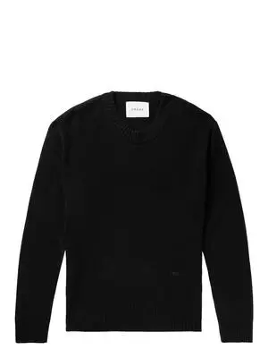 FRAME Cashmere Crewneck Sweater - Black