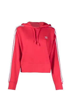 Adidas Adicolor Cropped Hoodie - Red