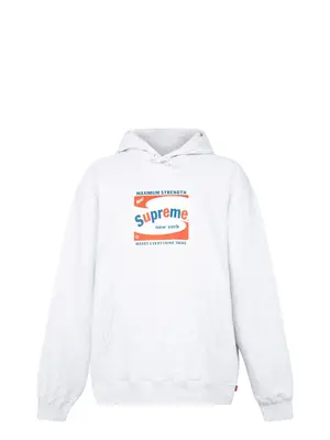 Supreme Shine Logo Hoodie - Grey