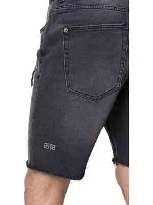 Ksubi Mid-rise Denim Shorts - Black