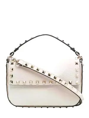 Valentino Garavani Decorative Studs Rockstud Bag Neutrals