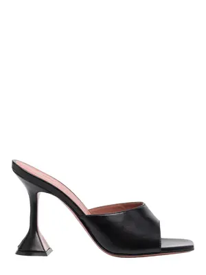 Amina Muaddi Lupita Mule Sandals Black