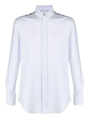 Brunello Cucinelli Pinstripe Button-up Shirt - White