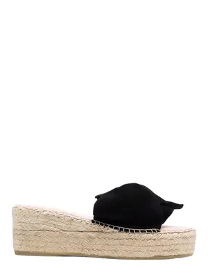 Manebí 65mm Platform Espadrilles - Black