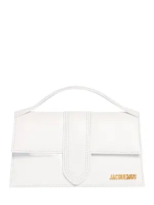 Jacquemus JACQUEMUS Le Grand Bambino Leather Top Handle Bag White