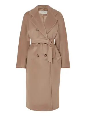 Max Mara Madame 101801 Icon Double-breasted Coat - Brown