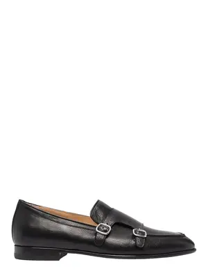 SCAROSSO Ernesto Monk Shoes - Black