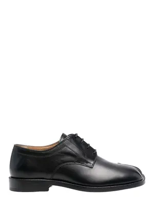 MAISON MARGIELA Tabi Lace-up Leather Brogues - Black