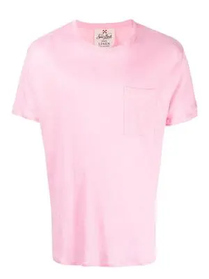 MC2 SAINT BARTH Patch-pocket T-shirt Pink