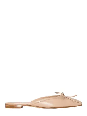 Manolo Blahnik Manolo Blahnik Ballerimu Mules Neutrals
