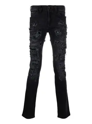 PHILIPP PLEIN Philipp Plein Ripped-Detail Jeans