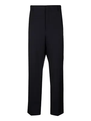Valentino Garavani Straight-leg Tailored Trousers - Blue