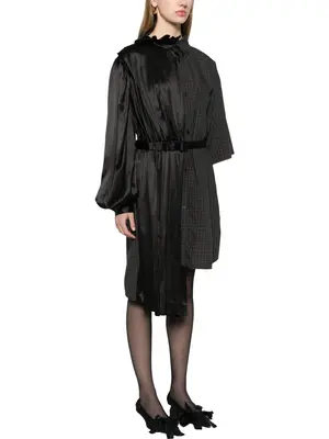 Balenciaga 50/50 Shirt Dress - Black