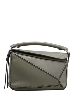 Loewe Loewe Puzzle Mini Top-Handle Bag Khaki