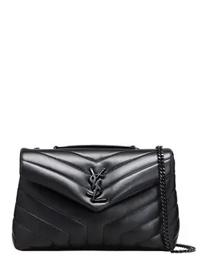 Saint Laurent Loulou Small Shoulder Bag - Black