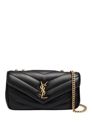 Saint Laurent Loulou Small Shoulder Bag Nero
