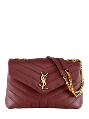 Saint Laurent Loulou Small Shoulder Bag Red