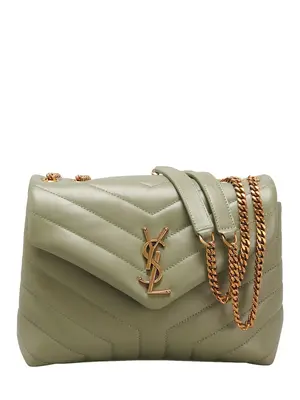Saint Laurent Loulou Small Shoulder Bag Sage