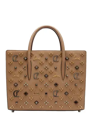 CHRISTIAN LOUBOUTIN Christian Louboutin Paloma Medium Tote Brown